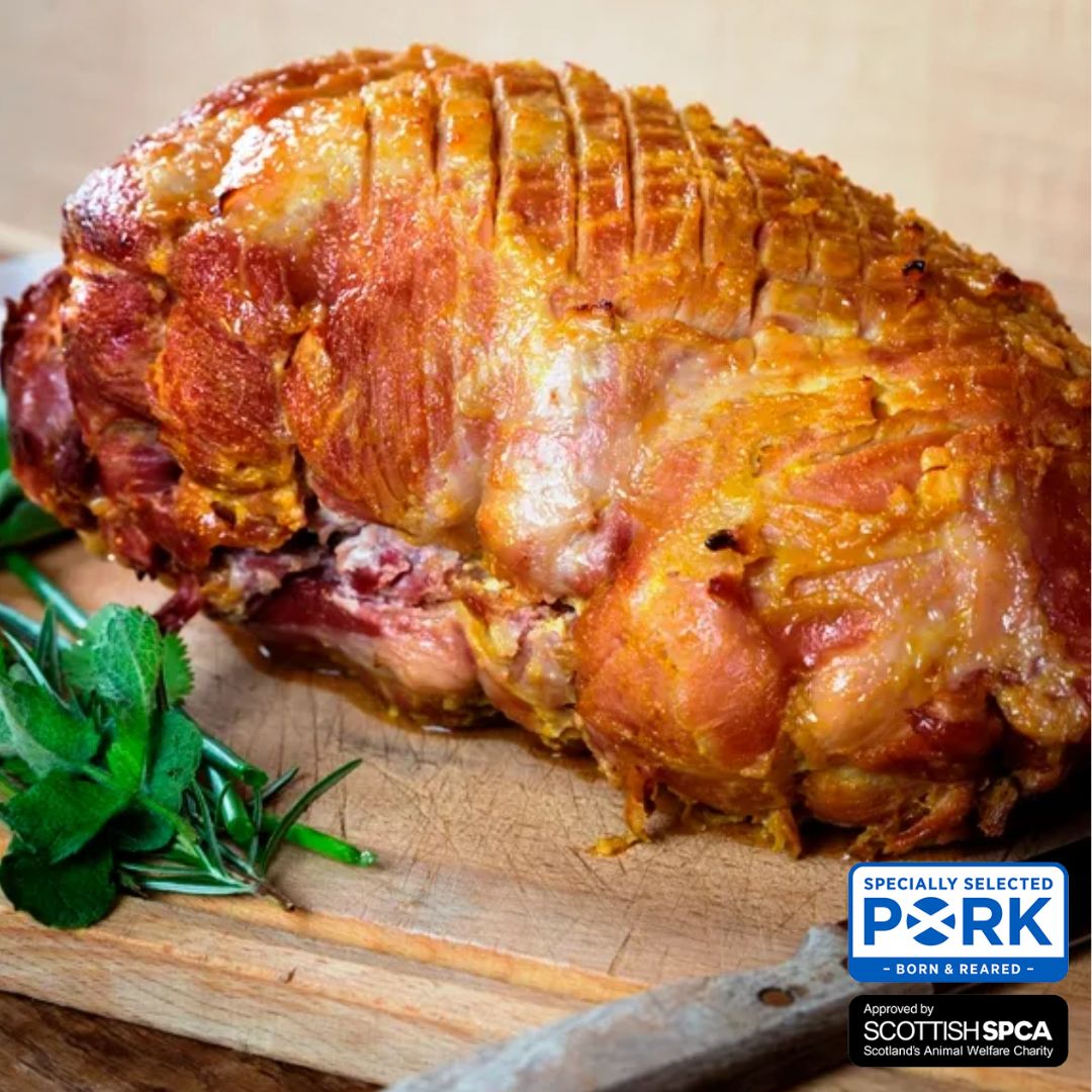 Unsmoked Whole Roast Ham - boneless | Fife online butcher | Puddledub ...